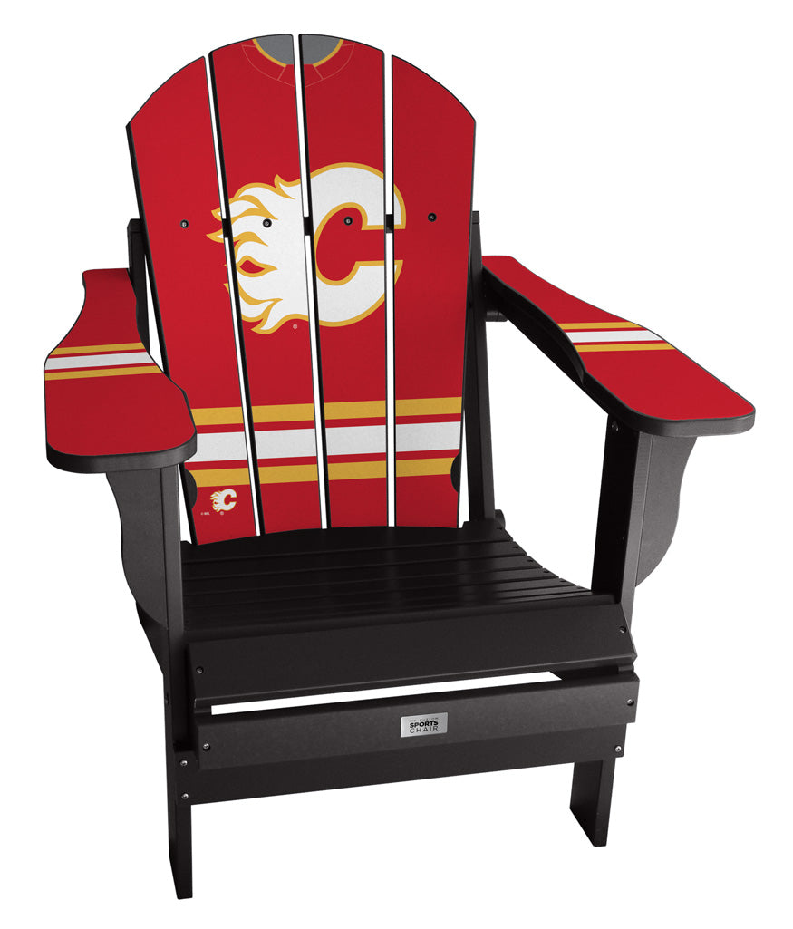 Calgary Flames Custom Sports Chair MyCustomSportsChair MyCustomSportsChair