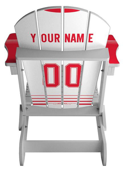 Canadian Jersey Adirondack Sports Chair | MyCustomSportsChair.com ...