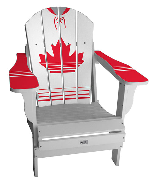 Canadian Jersey Adirondack Sports Chair | MyCustomSportsChair.com ...